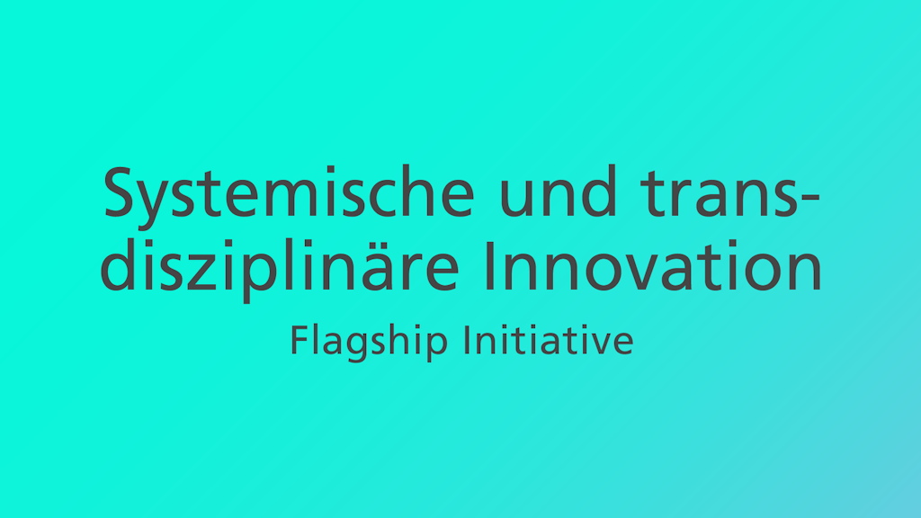 Entwickeln Sie systemische und transdisziplinäre Innovationen mit der ...