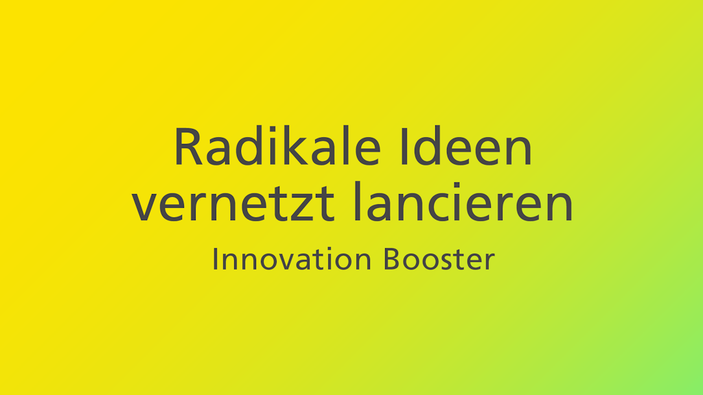 Co-create radical ideas in a network by participating in an Innovation ...