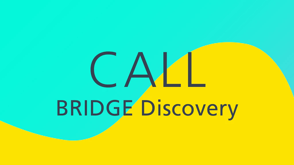 BRIDGE Discovery call for projects